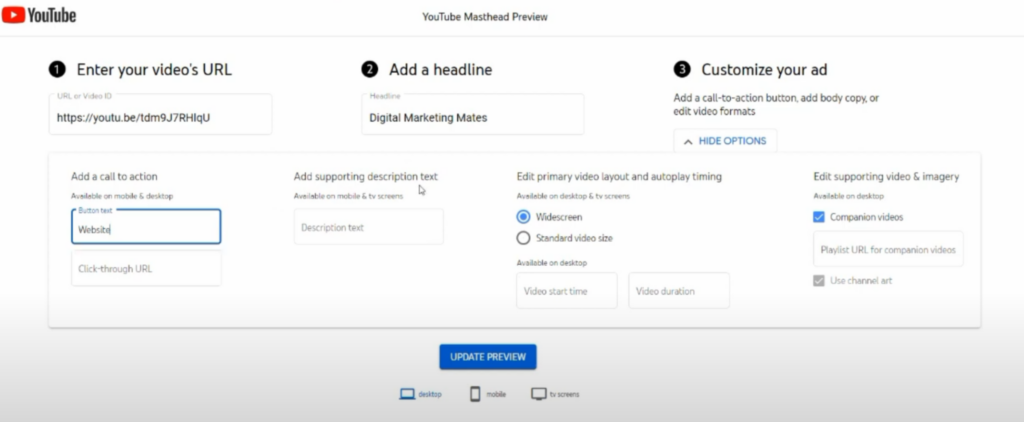 Quảng cáo YouTube Masthead là gì? - CleverAds